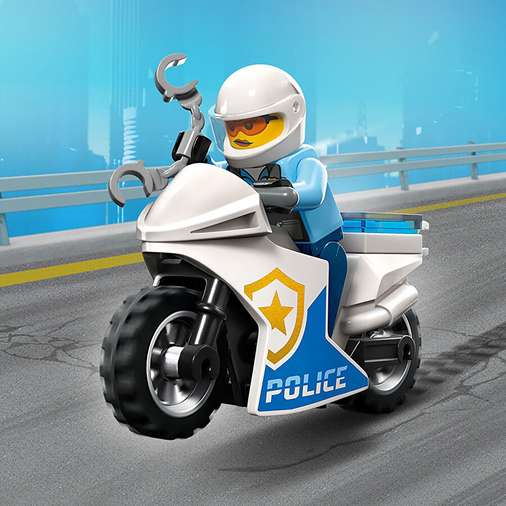 LEGO 60392 City Polis Motosikleti Araba Takibi - ebebek