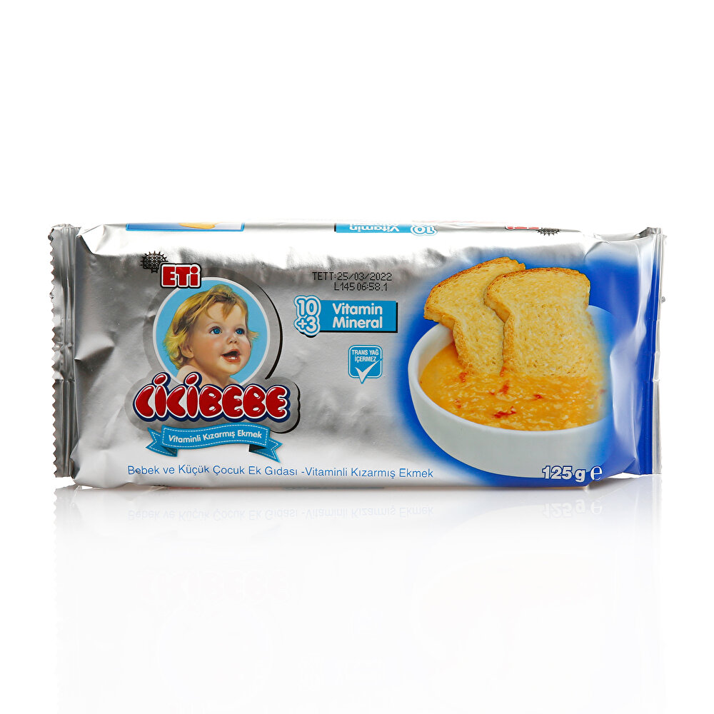 Eti Cicibebe Vitaminli Bebek Ekmeği 125 gr - ebebek