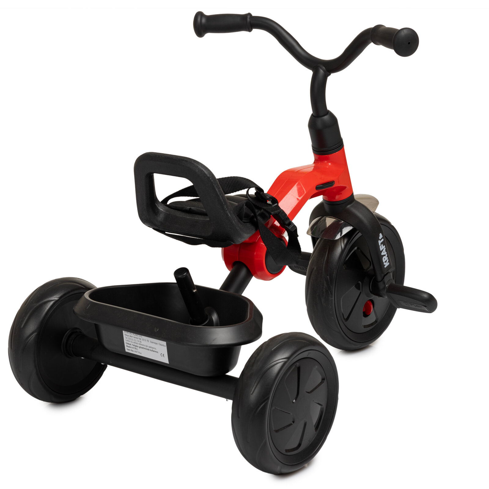 Kraft Ant Plus Katlanabilir Bisiklet Kırmızı - ebebek