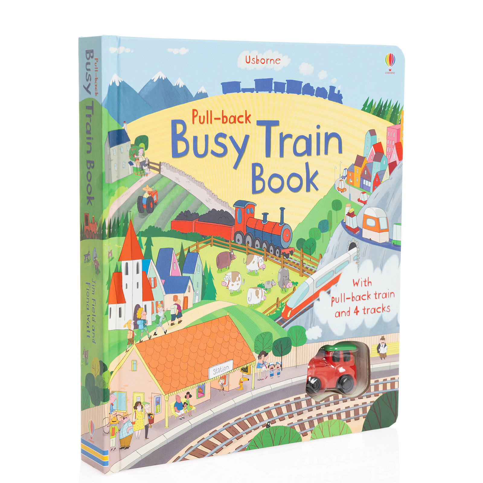 Mega Kids Lab Wind Up: Pull-back Busy Train Book - ebebek