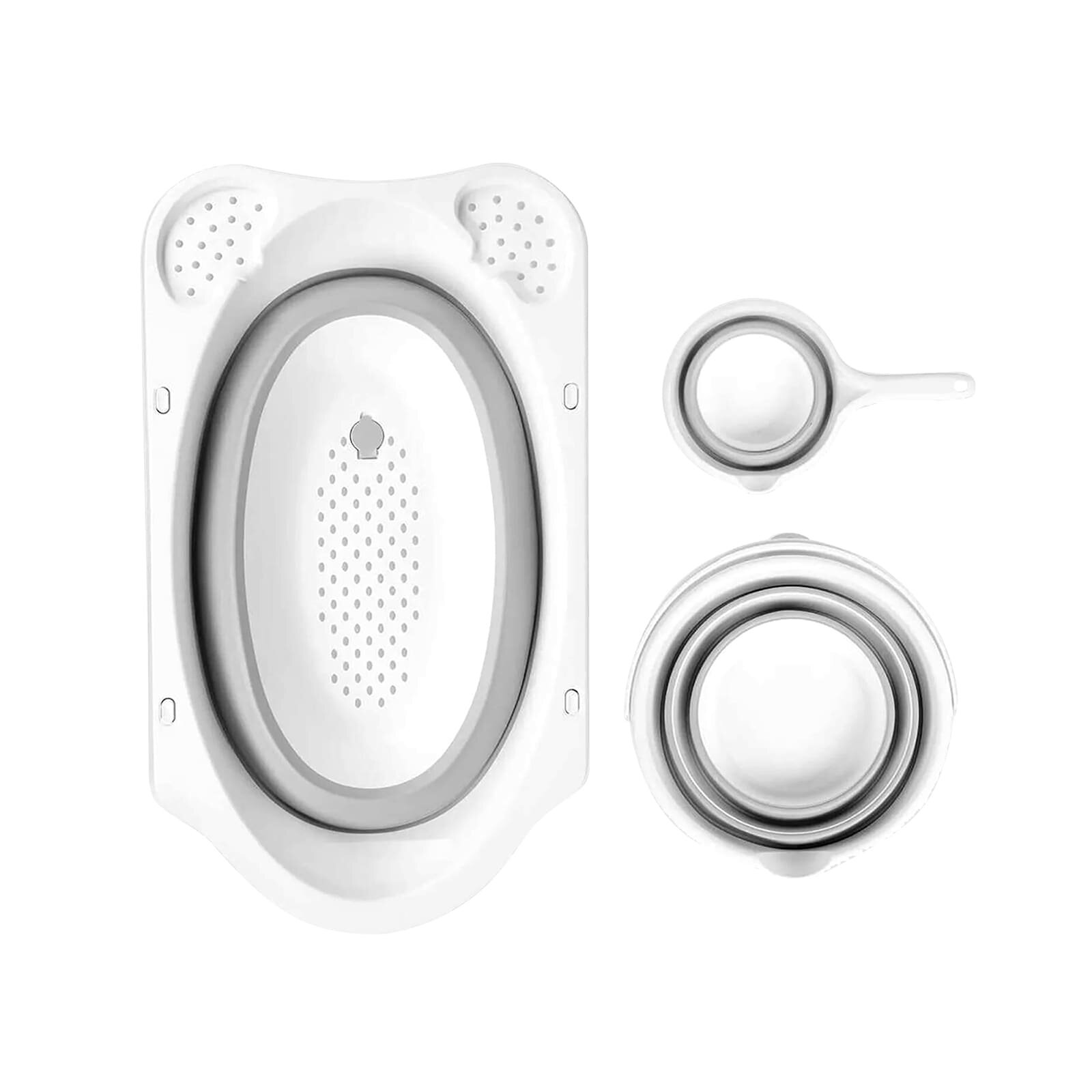 baby plus 3’lü Katlanabilir Küvet Set - ebebek