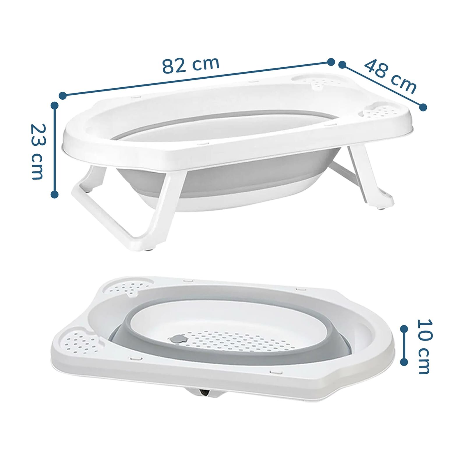 baby plus 3’lü Katlanabilir Küvet Set - ebebek