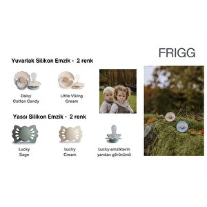 FRIGG Lucky Silikon Emzik - Cream 6-18 Ay - ebebek